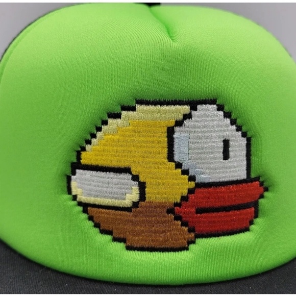 flappy bird | Accessories | Flappy Bird Yellow Bird Snapback Trucker ...